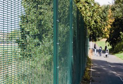 China 358 Prison Mesh Anti Climb Security Fence 3x0.5 Inch 8 Gauge for School for sale