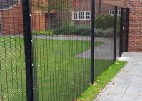 China Anti Ultraviolet 76.2x12.7x4mm Welded Security 358 Mesh Fence Panel Anti Climb for sale