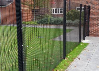 China Anti Ultraviolet 76.2x12.7x4mm Welded Security 358 Mesh Fence Panel Anti Climb for sale
