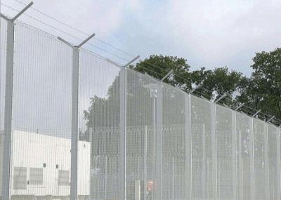 China Hot Dip Galvanized 358 Anti Climb Security Fence 3.0mm 76.2x12.7mm Mesh for sale