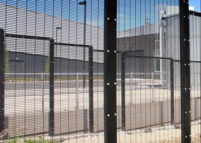 China Clear View 358 Anti Climb Security Fence Panel 2m High 76.2mm x 12.7mm Mesh for sale