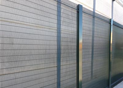 China 2.0m High Airport Anti Climb Security Fencing 60x60x2.5mm Square Post 358 Mesh for sale