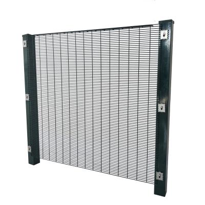 China Hot Dipped Galvanized 358 Anti Climb Security Fence 76.2mm x 12.7mm Mesh 4mm Wire for sale