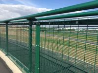 China Powder Coated Anti Climb Security Fence 12.7x76.2mm Mesh 1.2-6m Height for sale