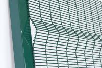 China 358 Anti Climb Security Fence Panel 76.2mm x 12.7mm Mesh Welded Wire Black for sale