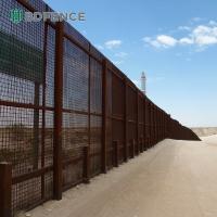 China 358 Anti Climb Welded Wire Fence Prison High Security Clear View 76.2x12.7mm Mesh 2.4m Height for sale