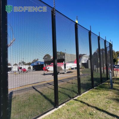 China Galvanized 358 Security Anti-Climb Fence Panel 12.7x76.2mm Mesh 3-4mm Wire Diameter for sale
