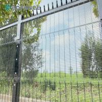 China 358 Prison Security Fence Welded Wire Mesh Anti Climb Correctional Facility Perimeter Fence for sale