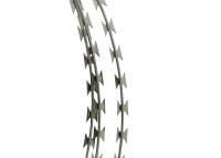 China L32ft Concertina Razor Coil Security Fencing - 18 Inch Diameter Hot-Dipped Galvanized Steel Wire for sale