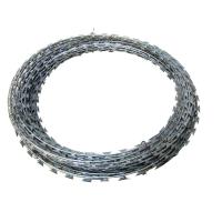 China Anti Climb 2m Height Galvanized Razor Wire Barbed Wire for sale
