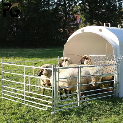 China Hot Dipped Galvanized Livestock Panel 1.8m x 2.1m 6 Rail Cattle Fence for Farm Pen for sale