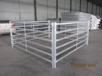 China Heavy Duty Livestock Cattle Corral Fence Panel 12 ft Galvanized Horse Round Pen for sale