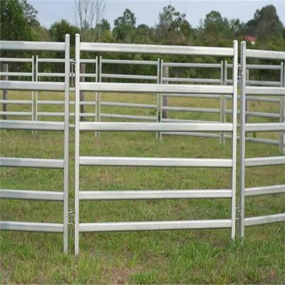 China Heavy Duty Galvanized Livestock Panel Fence 12 ft Portable Horse Corral Panels 1.8m High for sale
