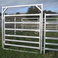 China 10 Ft Australia Standard Livestock Fencing Panels Galvanized Metal 1.8m x 2.1m for sale