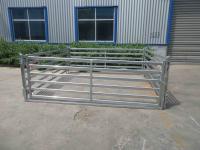 China Heavy Duty Hot Dipped Galvanized Livestock Corral Panels 1.8m x 2.1m for Cattle Sheep Fencing for sale
