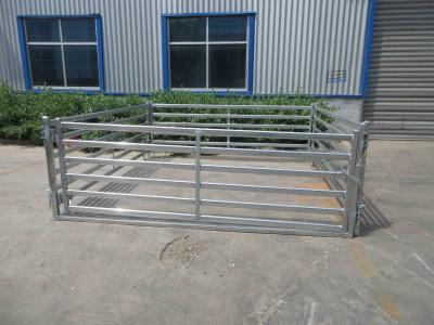 China Heavy Duty Hot Dipped Galvanized Livestock Corral Panels 1.8m x 2.1m for Cattle Sheep Fencing for sale