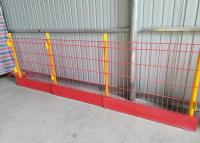 China Powder Coated Temporary Edge Protection Barriers - 5-8mm Wire, 1100-1300mm Panel Sizes, Galvanized Steel Construction for sale