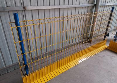 China Powder Coated 1.2m Height Edge Protection Barrier with 5-8mm Wire Diameter and Custom RAL Colors for sale
