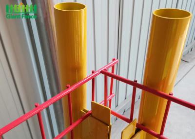 China Powder Coated Edge Protection Barrier 1150×2600mm Construction Safety Fence with 5-8mm Wire Diameter for sale