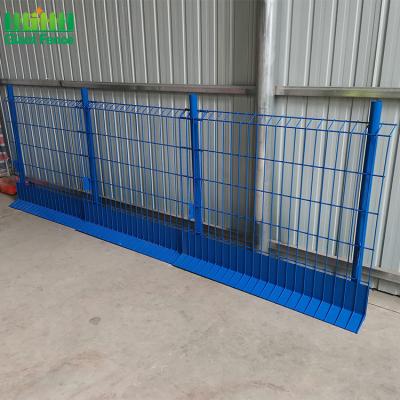 China Steel Mesh Edge Protection Barrier 8mm Wire 1100x1700mm Powder Coated for sale