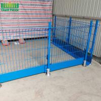 China Steel Edge Protection Barrier 5mm Wire Roof Safety Temporary Fall Prevention 1100x1700mm for sale