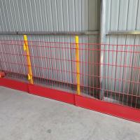 China EN 13374 Certified 8mm Edge Protection Barrier System 1.3m Height with Custom Sizes 1100-1300mm Width for sale