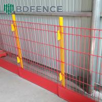 China Yellow Edge Protection Steel Mesh Barrier Housed for Construction Fence for sale
