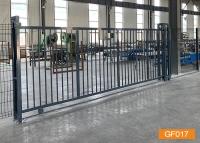 China RAL 7016 Powder Coated Welded Sliding Metal Garden Fence Gate - 2-8m Width, 1-2.4m Height Options for sale