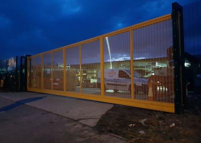 China HGMT Double Welded Metal Garden Fence Gate - 2.2m Height with Euro Powder Coated Finish for sale