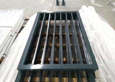 China Dark Green Powder Coated Metal Garden Fence Gate 1.8m Wide with 30-Year Service Life and 10-Year Warranty for sale