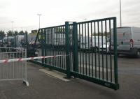 China Dark Green Hot Dipped Galvanised Steel Gate 1000mm Width 1000mm Height Easily Assembled for sale