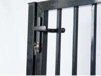 China Hot Dipped Galvanized Metal Fence Gate 1000mm Width for Home and Garden Use for sale
