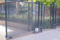 China Electric Sliding Metal Garden Gate 4.5x2.0m Custom Width 4m 5m 6m Hot Dip Galvanized for sale
