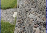 China 2m x 1m x 1m Hexagonal Woven Wire Mesh Gabion Box with 80x100mm Opening Size for Erosion Control for sale