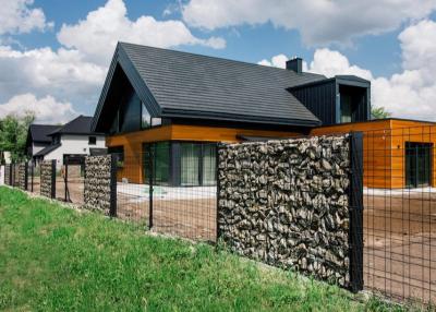 China Stainless Steel Welded Rock Gabion Basket Fence 1m x 0.5m x 0.5m with Galvanized Coating for Retaining Walls for sale