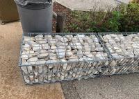 China Galvanized 2*1*1m Gabion Fence System For Garden for sale