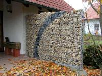 China PVC Coated Welded Gabion Retaining Wall Cages 100x50x30 cm 4.0 mm Wire for sale