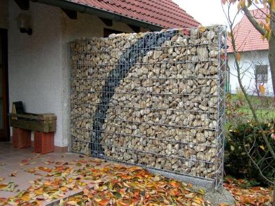 China PVC Coated Welded Gabion Retaining Wall Cages 100x50x30 cm 4.0 mm Wire for sale