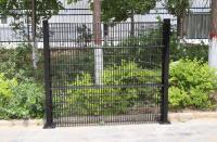 China 4.0mm Pe Coated Custom Gabion Wall 6ft Height With H Shape Post for sale