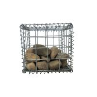 China Galvanized Welded Wire Mesh Gabion Fence System 9.5ft x 6ft 50x50mm Mesh for sale