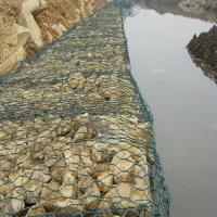 China Iron Wire Mesh Gabion Garden Retaining Wall 2x1x1m 80x100mm Mesh Opening for sale