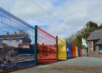 China 2030mm Steel Mesh Roll Top Welded Wire Garden Fence with 50x100mm Mesh and Galvanized Coating for sale