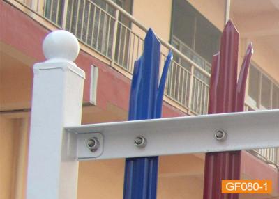 China Powder Coated Palisade Welded Wire Garden Fence 1.2m-3.6m Height with 2.0-3.5mm Steel Palisades for sale