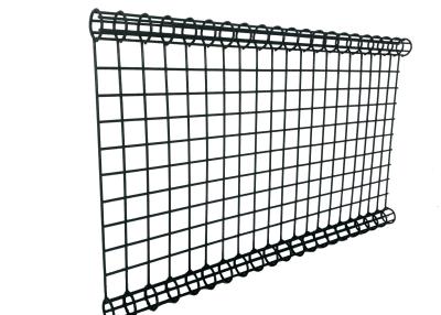 China HGMT Square Post Galvanized Double Loop Wire Fencing 2m x 830mm Panel for sale