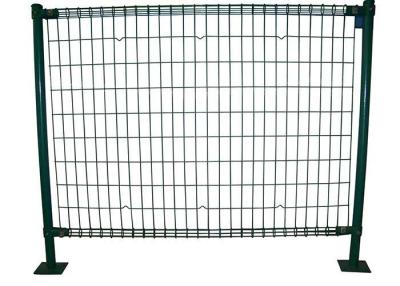 China SGS Double Circle Welded Wire Garden Fence 50x200mm Mesh PVC Coated for sale