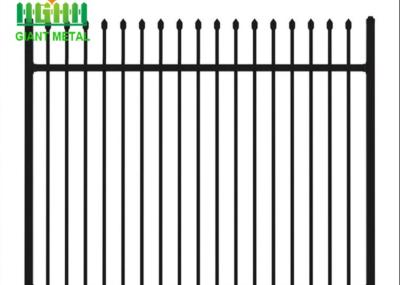 China Free Design Tubular Steel Wrought Iron Fence 1.2m Height 2400mm Width for sale