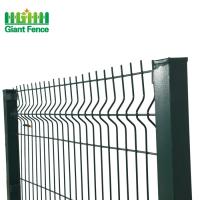 China 1030mm Height Welded Wire Garden Fence 3D Panel with 50x100mm Mesh for Family Yard for sale