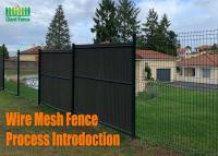 China Welded Wire Garden Fence 6x8 ft 3D Curve Panel for Estate Yard Edge for sale