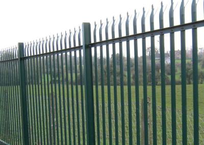 China 6ft Height Powder Coated Steel Welded Wire Garden Fence 2670mm Width for sale