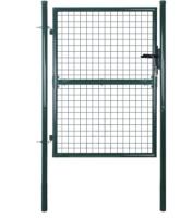 China Hot Dipped Galvanized Steel Garden Fence Gate 32x32mm Rail 116mm Center Space for sale